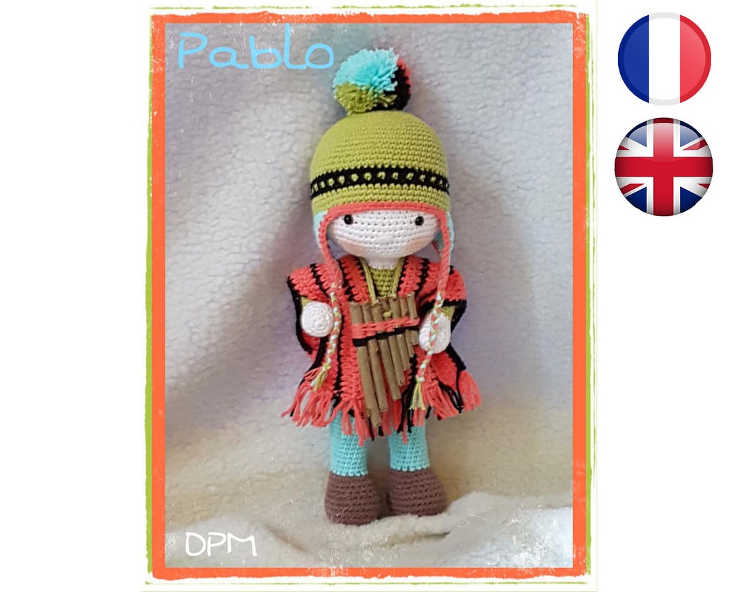 Crochet Tutorial Pattern Pablo-doll-amigurumi French English Version ...