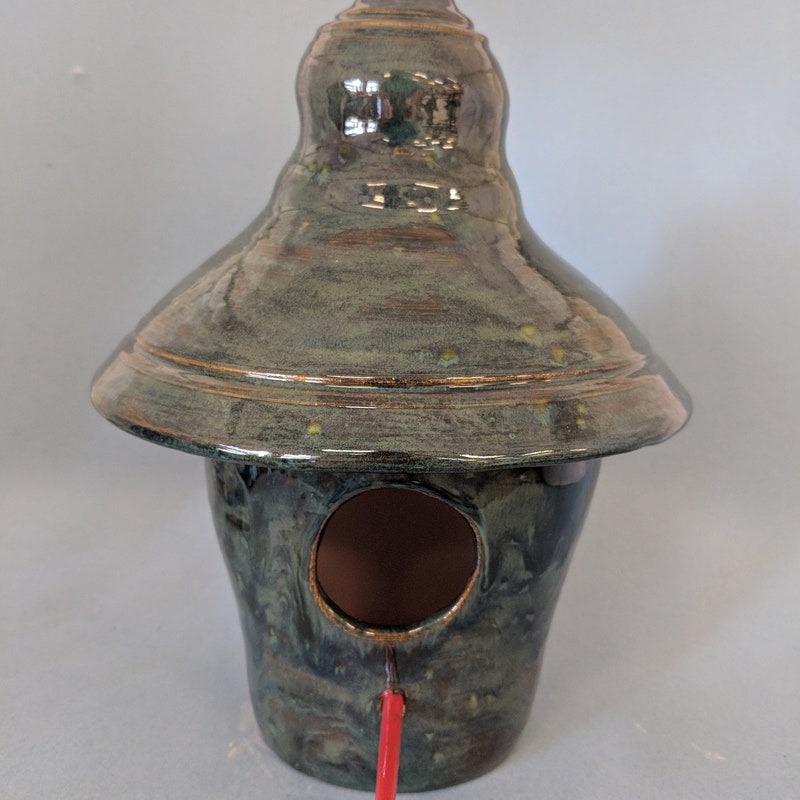 Ceramic Bird House - Etsy