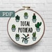 Total Pothead Cross Stitch Pattern Pdf - Plant Cross Stitch Pattern ...
