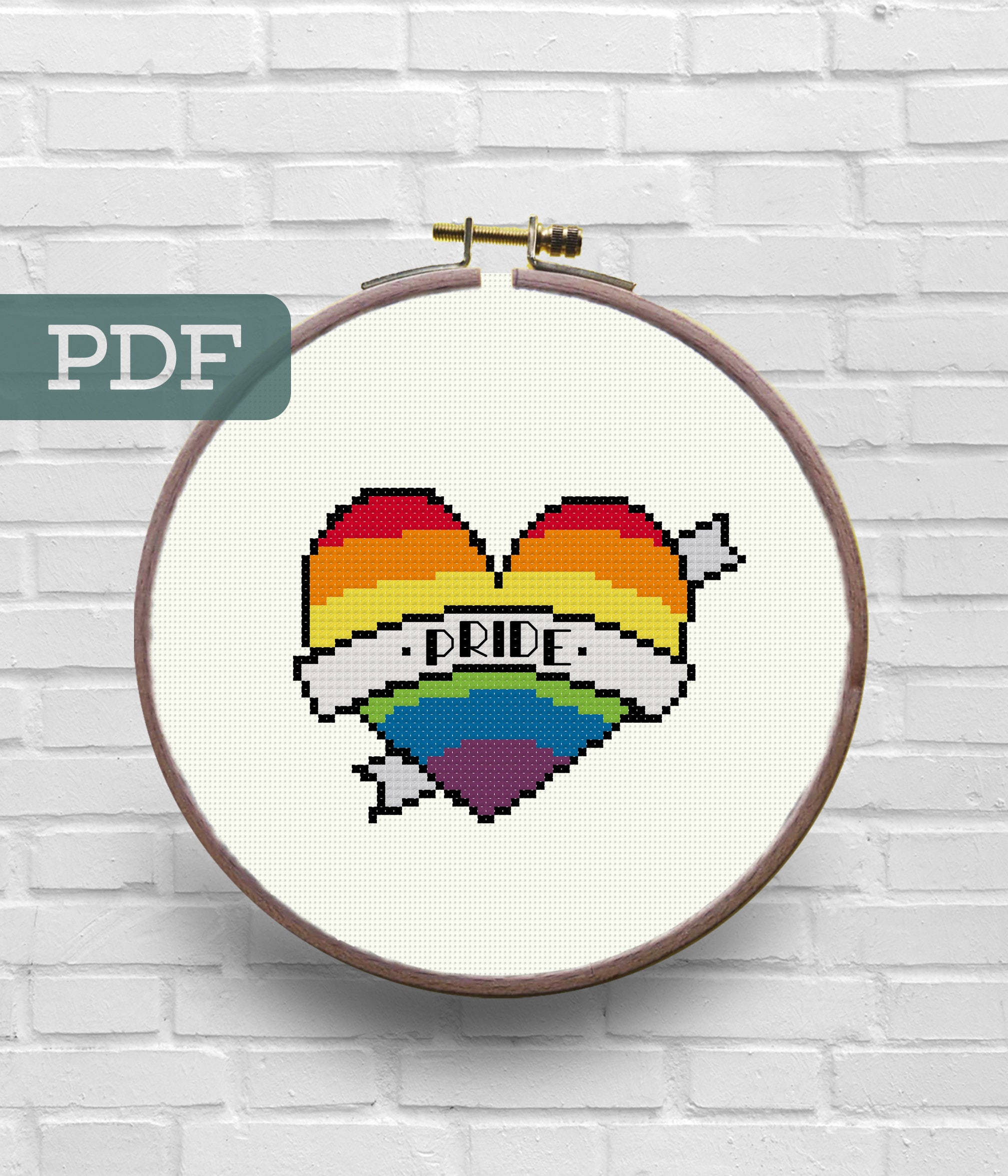 Pride Cross Stitch Pattern LGBT Cross Stitch Pattern | Etsy New Zealand