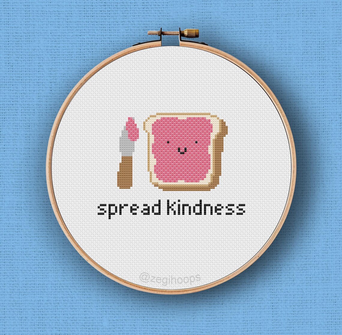 Spread Kindness Cross Stitch Pattern - Cute Cross Stitch ...