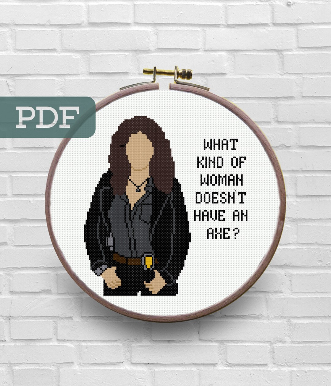 Rosa Diaz Cross Stitch Pattern - Brooklyn 99 Cross Stitch Pattern - Tv ...