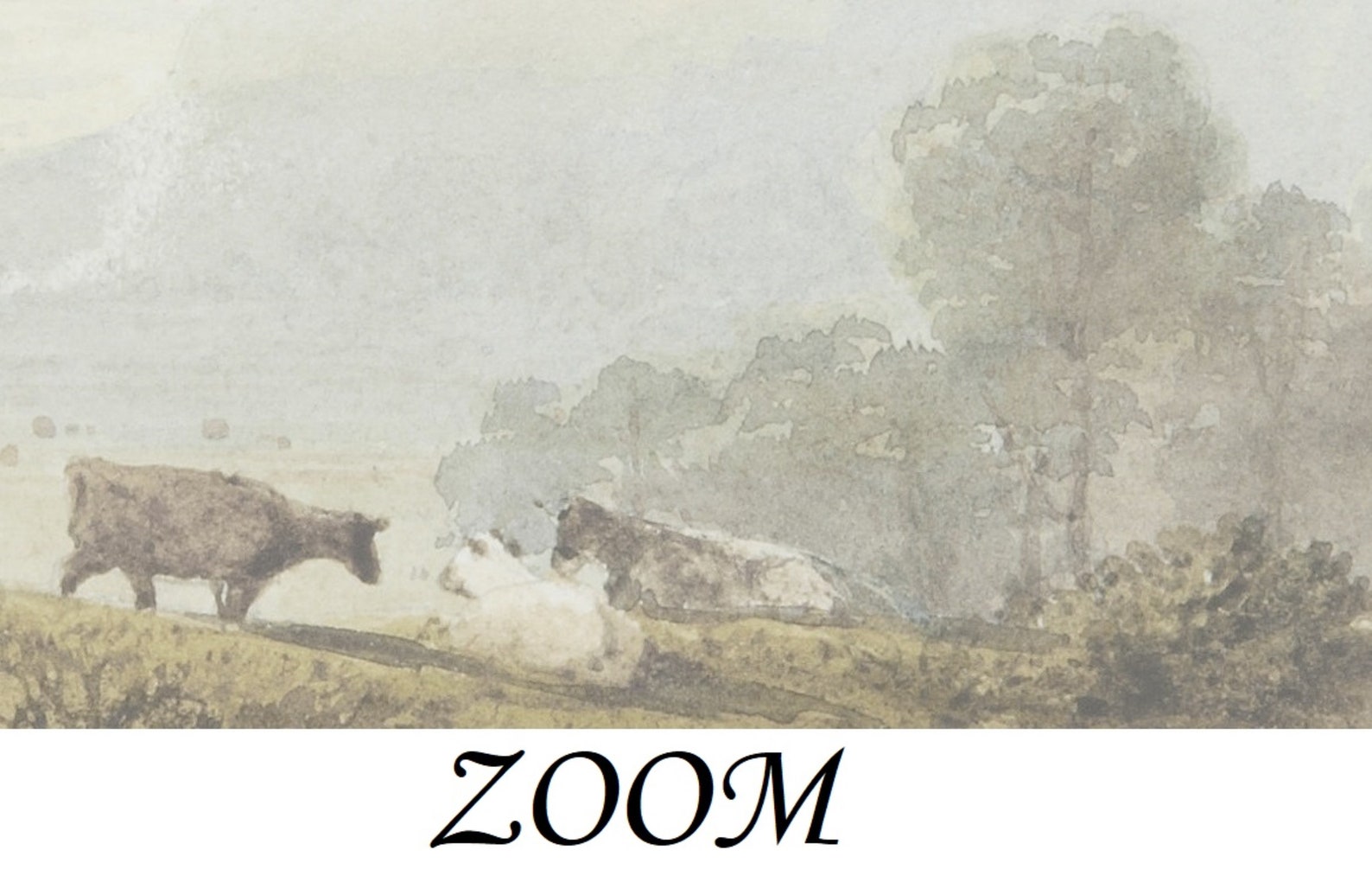 Muted Landscape Wallpaper, Pastoral Scenery Wallpaper, Neutral Vintage ...