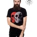 Psychedelic Skulls Tee - Etsy