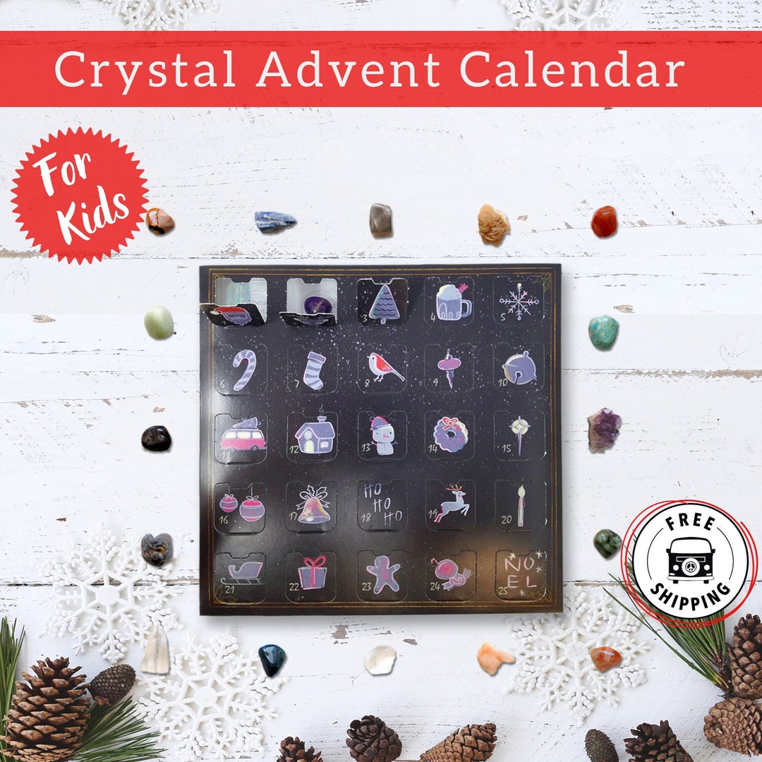Unique Advent Calendar for Kids Crystal Calendar Unique - Etsy