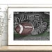 Football Decor Football Art Chalk Art Chalkboard Art - Etsy Canada