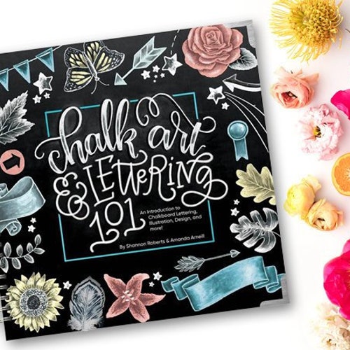Chalk Art & Lettering 101 Calligraphy Book Chalk Art Book - Etsy