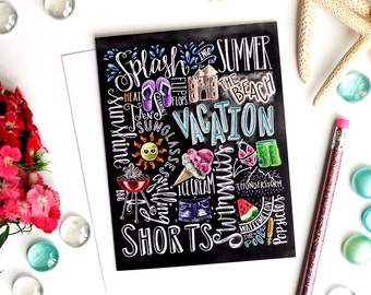 Chalkboard Word Art - Etsy