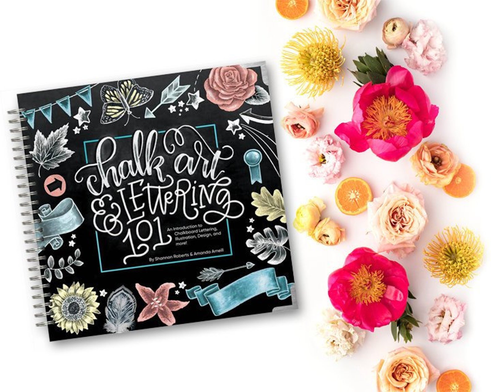 Chalk Art & Lettering 101 Calligraphy Book Chalk Art Book | Etsy