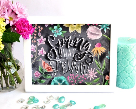Chalkboard Sayings For Spring