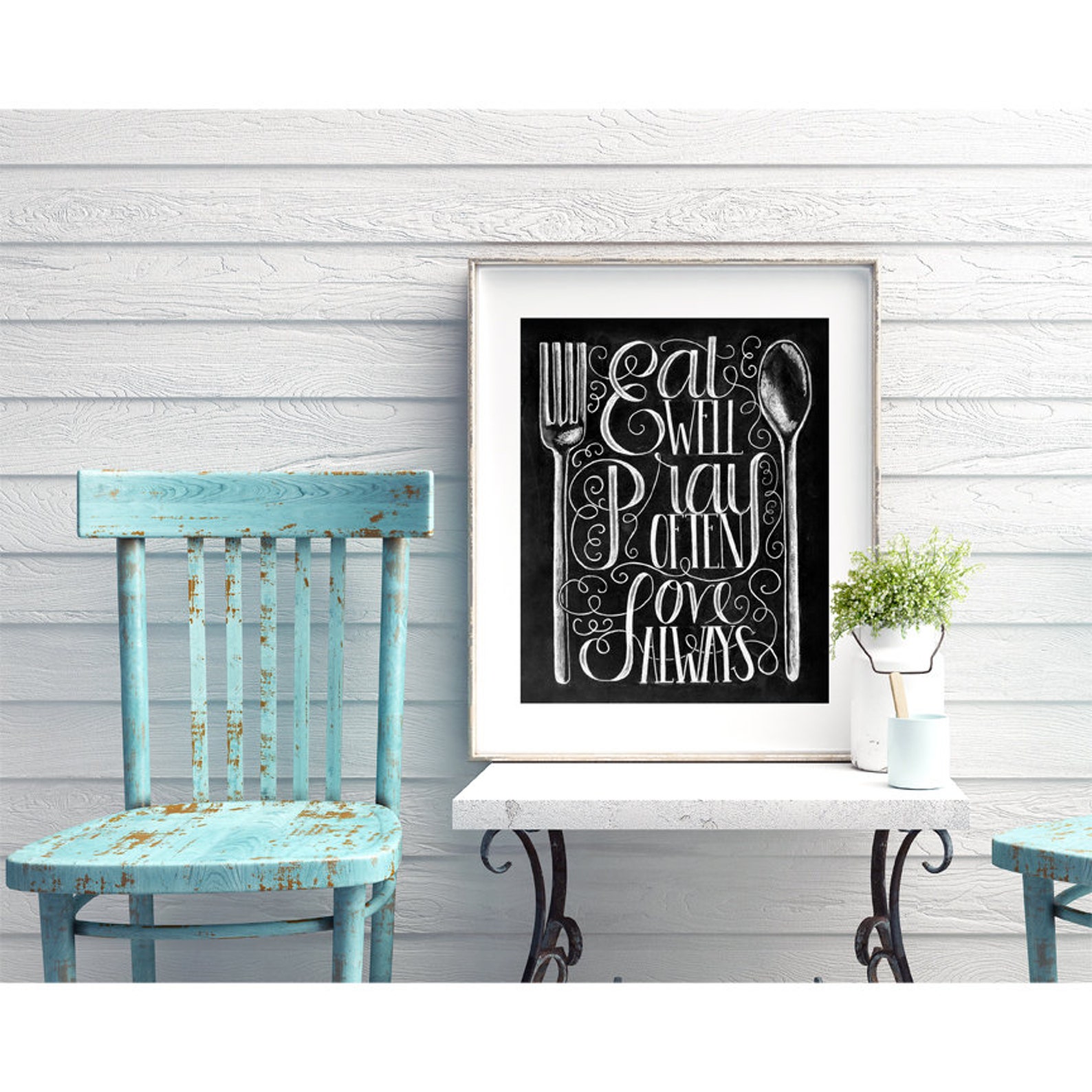 Kitchen Print Kitchen Quote Kitchen Sign Kitchen Art Chalk - Etsy