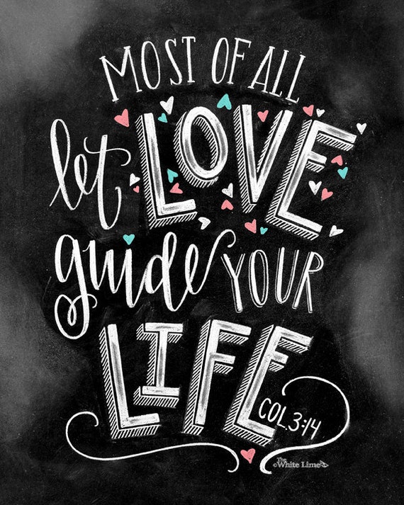 Chalkboard Art Love Quotes