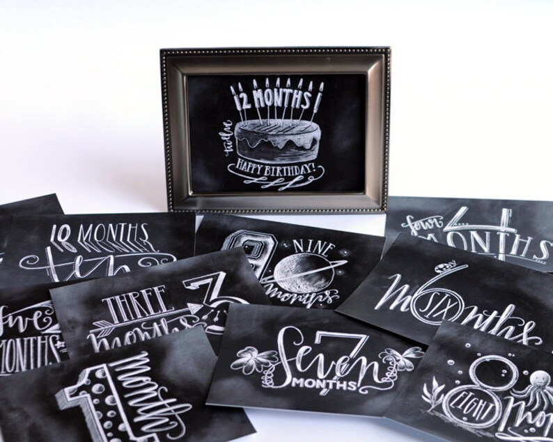 Baby Milestone Chalkboard Baby Monthly Chalkboard Mom to Be - Etsy