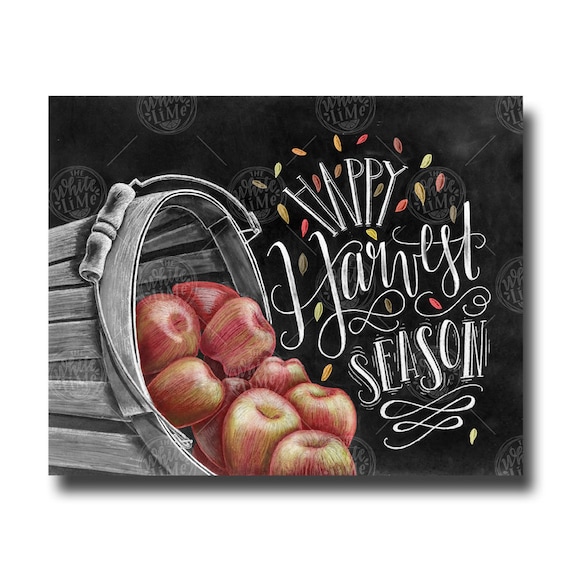 Chalkboard With Apple