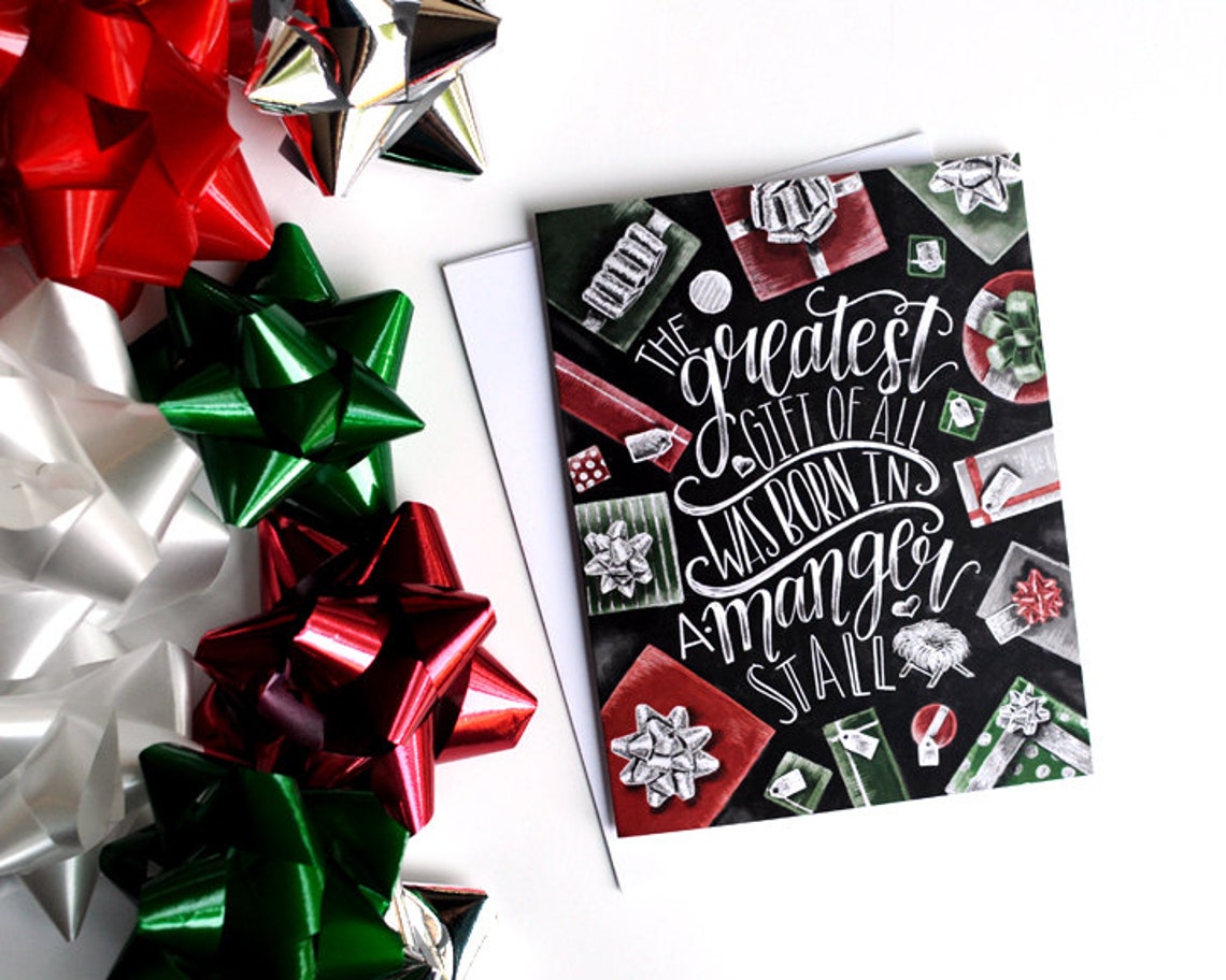 Christmas Card Set Holiday Card Set Christmas Card | Etsy