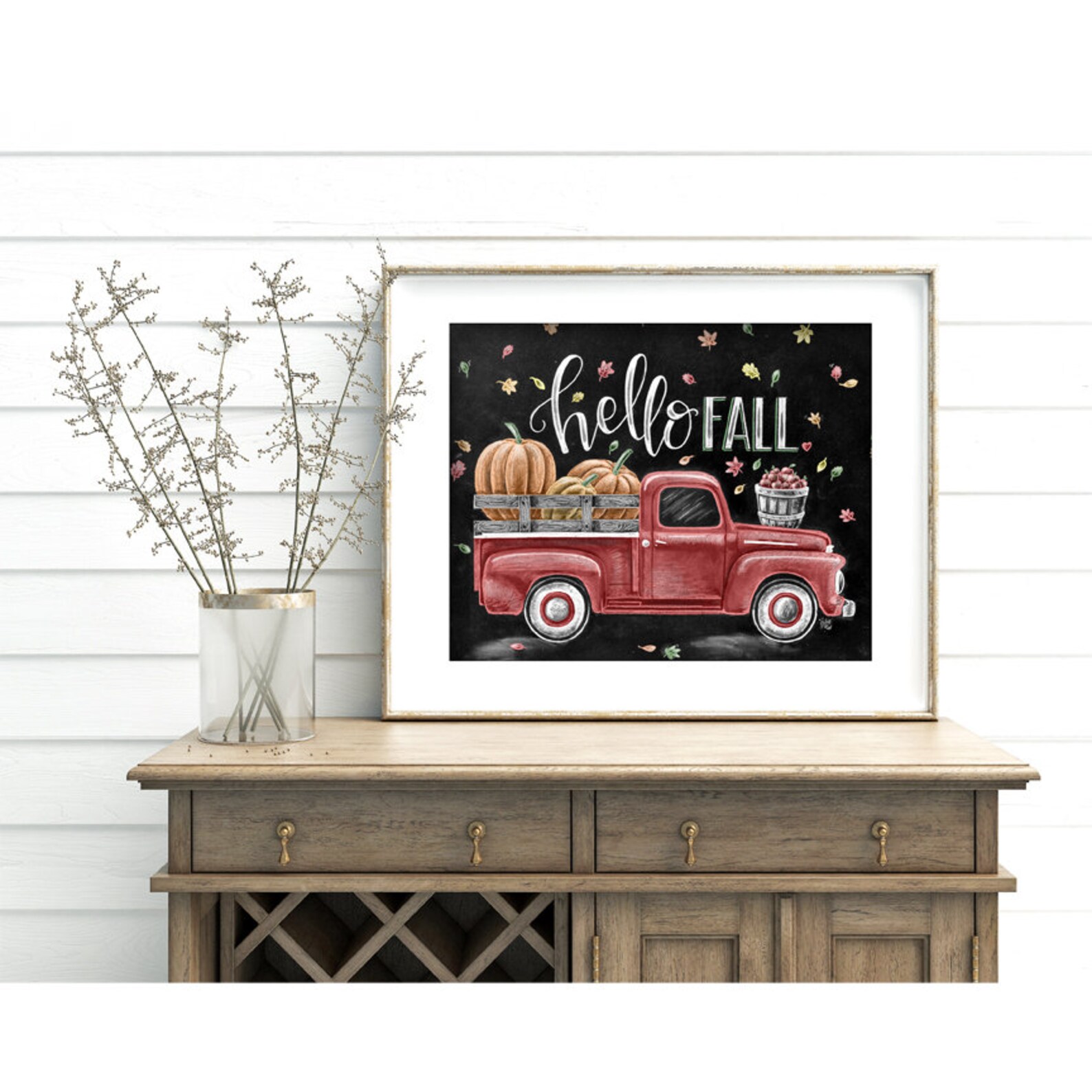 Fall Sign Chalkboard Art Chalk Art Fall Decor Hello Fall - Etsy