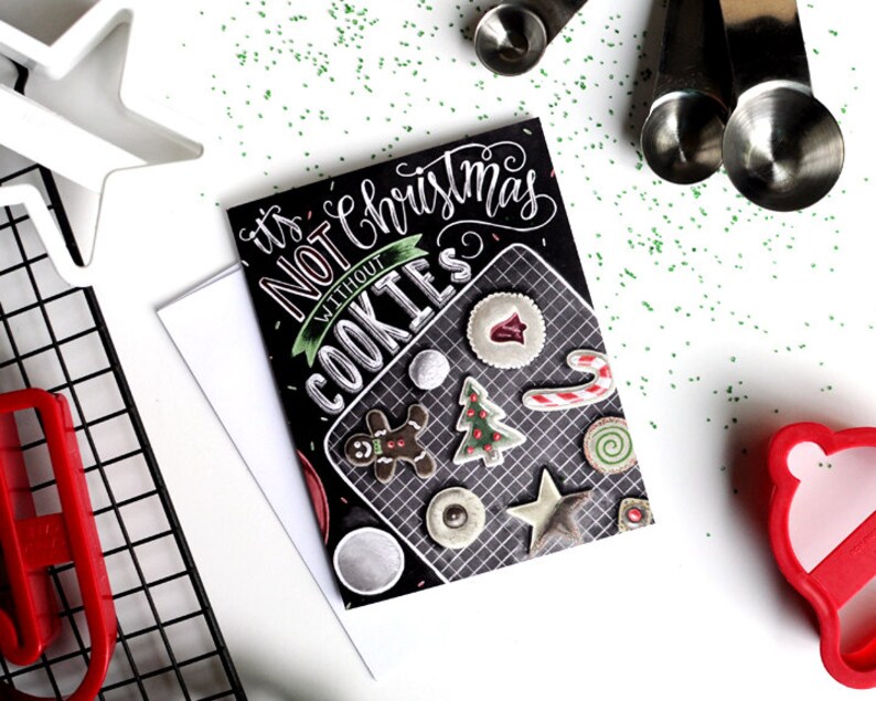Christmas Cookie Party, Christmas Cookie Exchange, Chalk Art, Christmas ...
