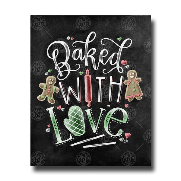 Baked With Love Wall Art - Etsy