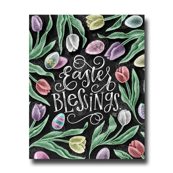 Easter Chalkboard - Etsy