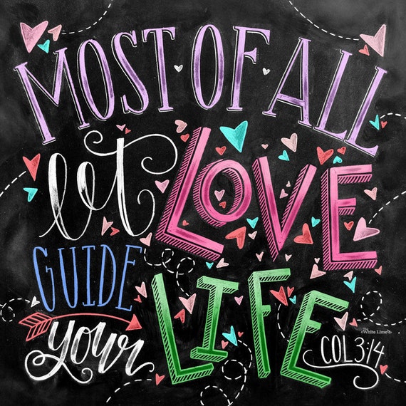 Chalkboard Art Bible Verse