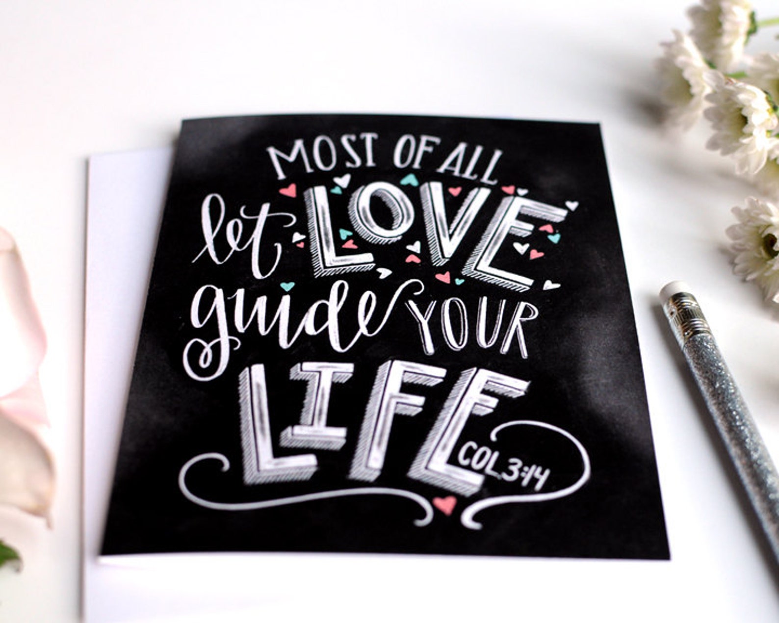 Colossians 3, Scripture Art, Bible Verse Art, Chalkboard Art, Chalk Art ...