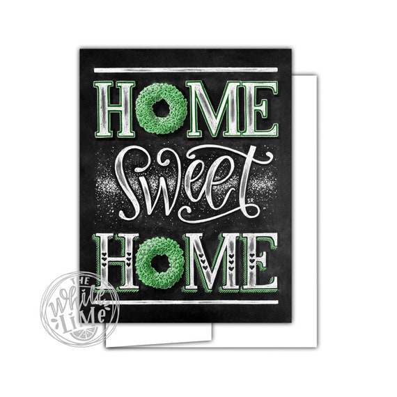 Home Sweet Home Card New Home Card Housewarming Gift | Etsy