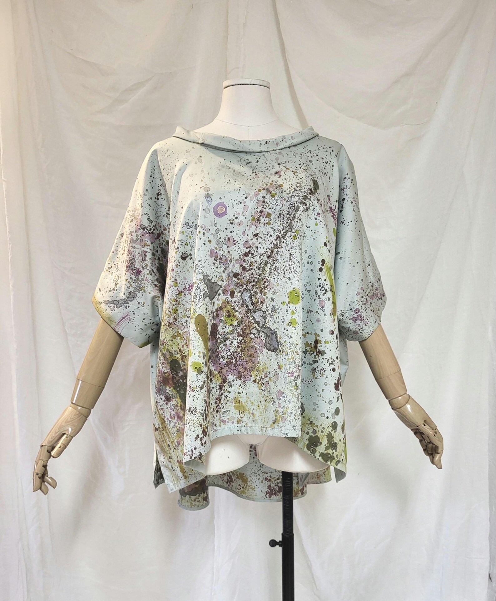 Artsy,upcycled, Sustainable, One of a Kind, Oversized, Woman's ...