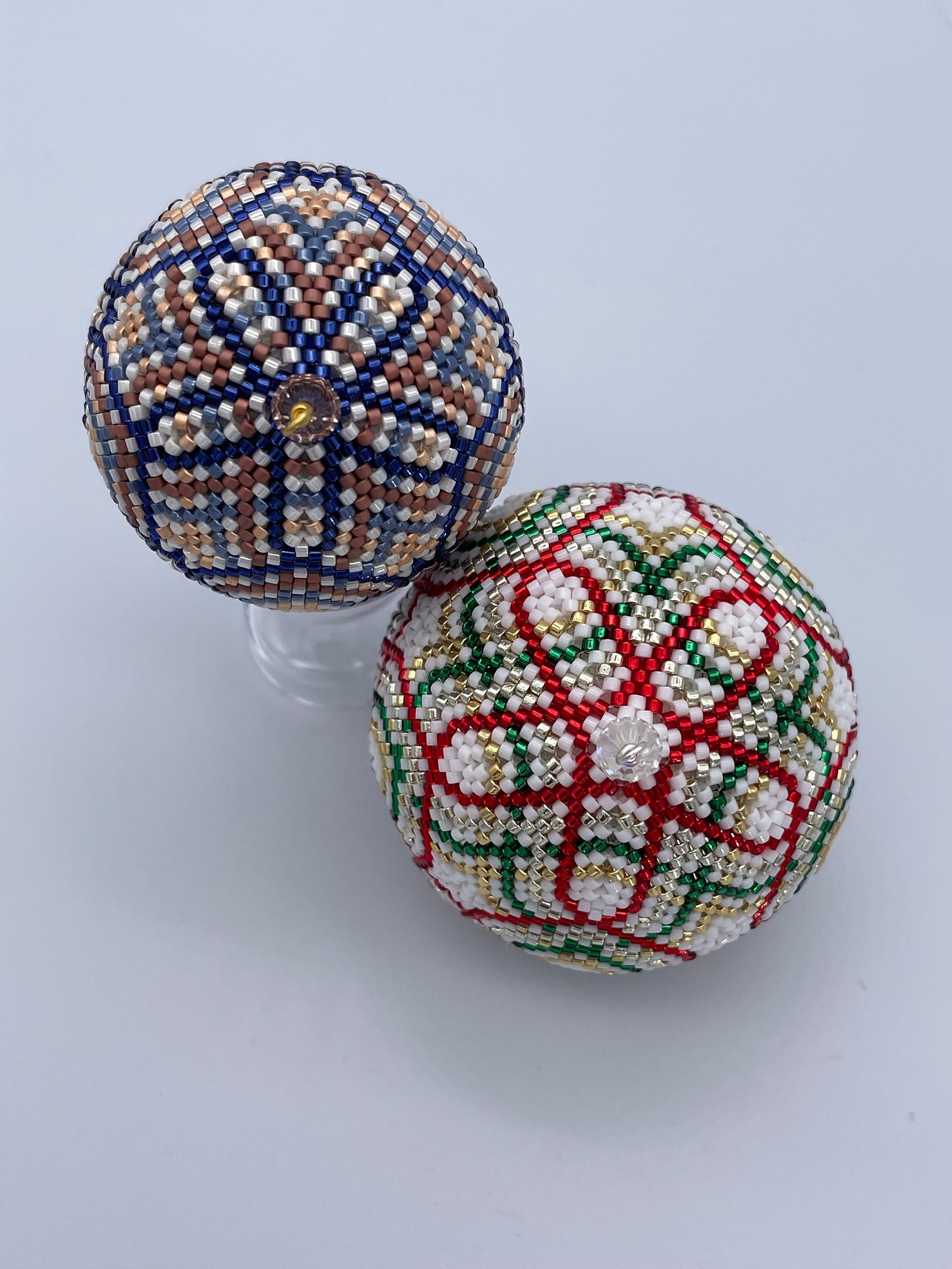 Fractal Stars Peyote Triangle Ball 6, 8, 10, 12 Rows - Etsy