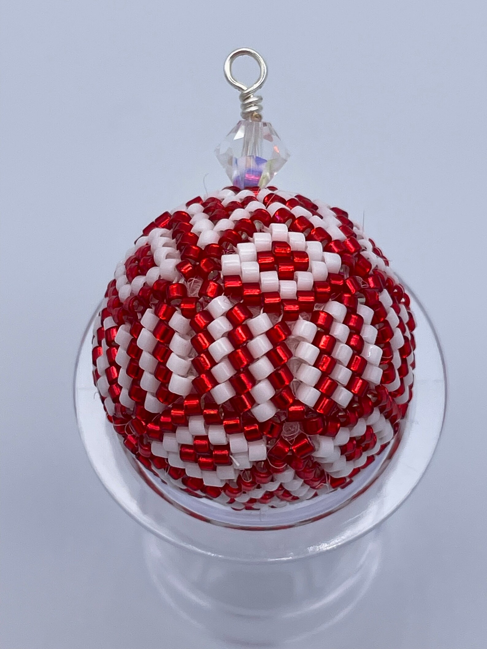 Micro Ball Set 1: Snowflake Ribbon Candy Icicle | Etsy