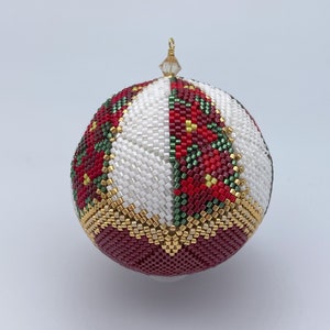 Jolly Pinwheel Poinsettia Ornament - Etsy