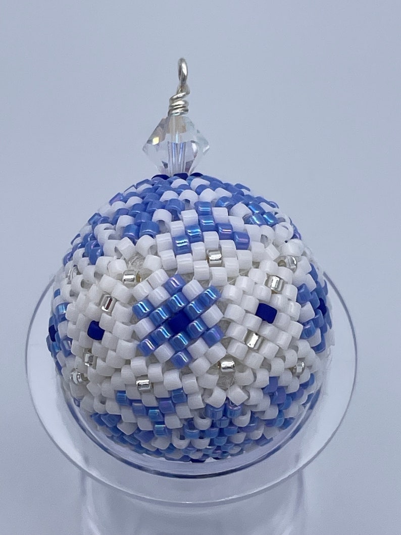 Micro Ball Set 1: Snowflake Ribbon Candy Icicle | Etsy