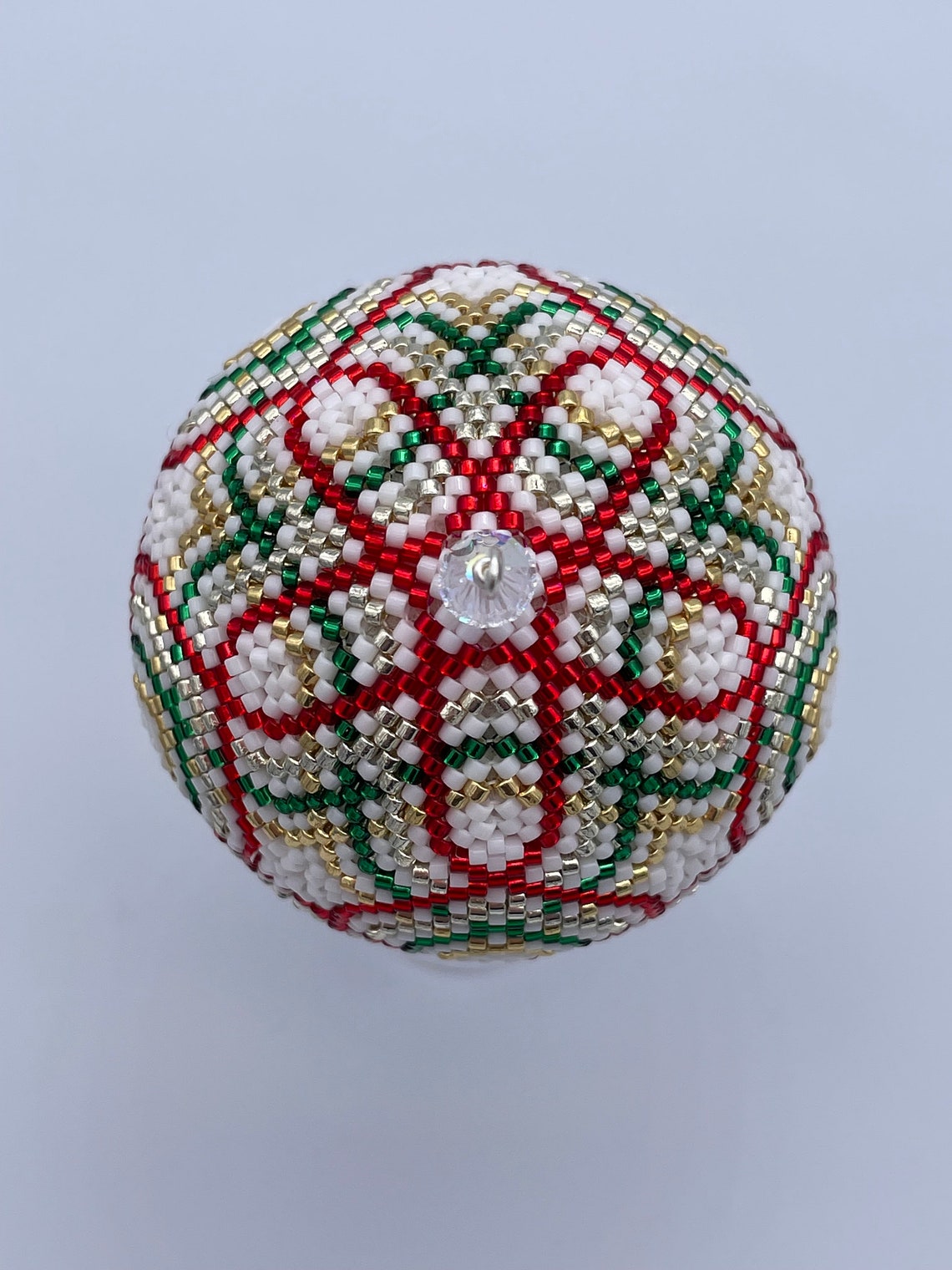 Fractal Stars Peyote Triangle Ball 6, 8, 10, 12 Rows - Etsy