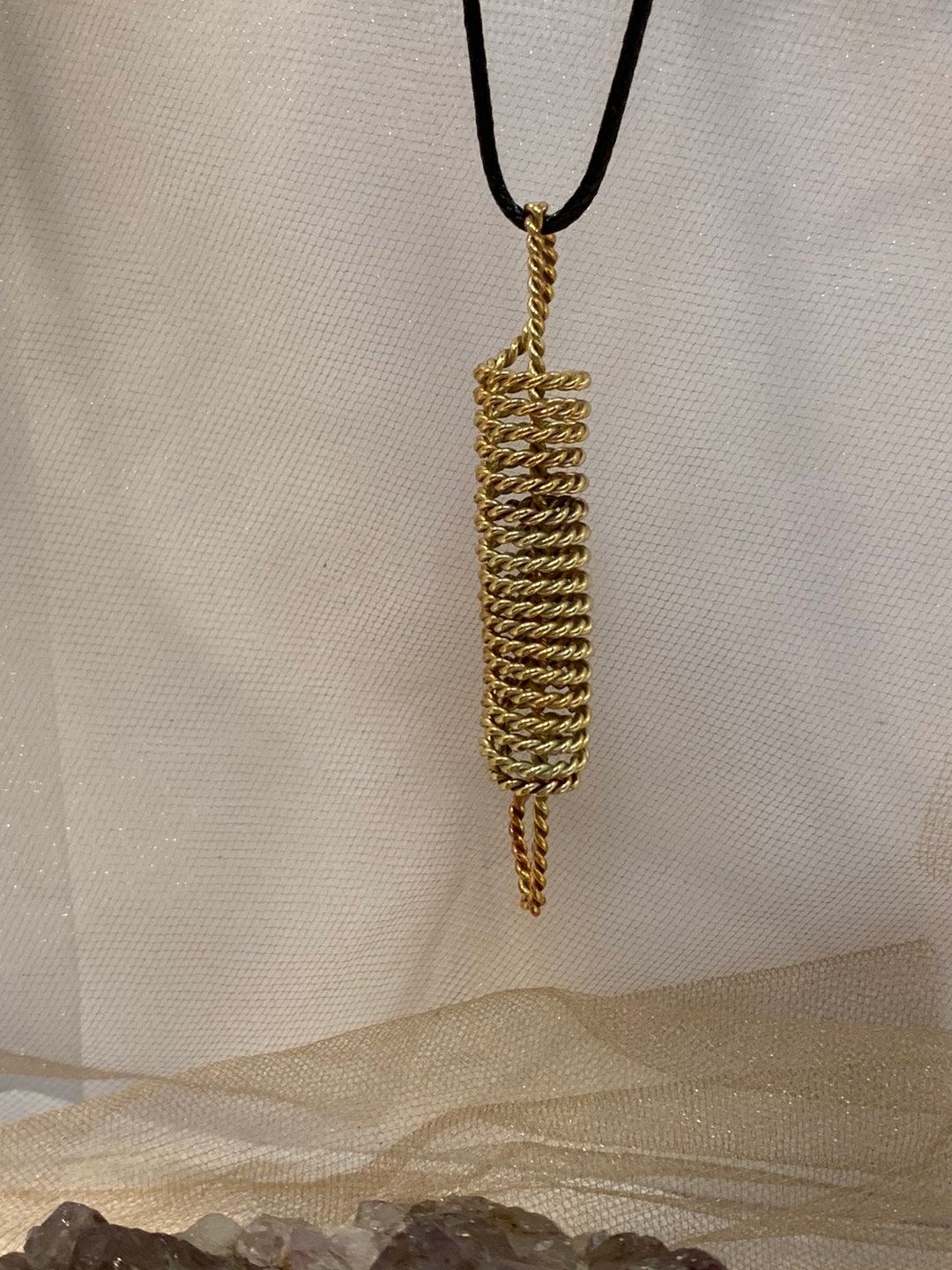ONE Tensor Energy Coil Pendant Enhancer Made of 1 Ramu Cubit Medium ...