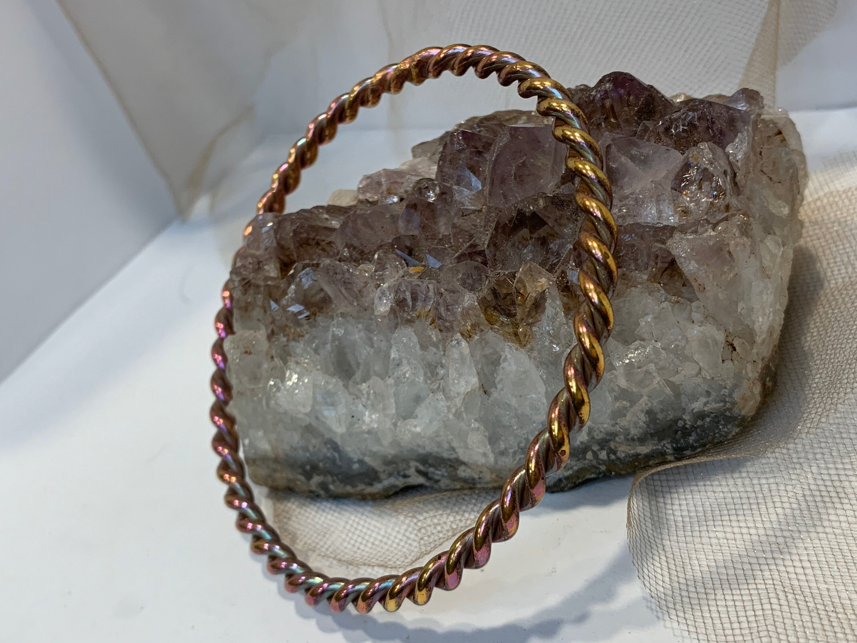 1/2 Sacred Cubit Copper Tensor Ring 10 medium gauge wire | Etsy