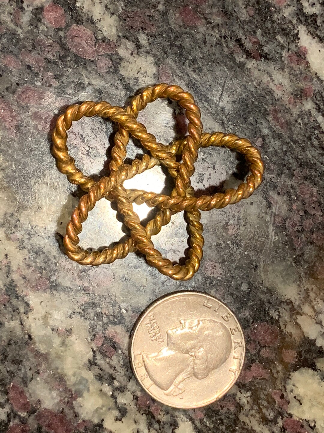 1/2 Sacred Cubit Copper Tensor Energy Flower Inspired Pendant - Etsy