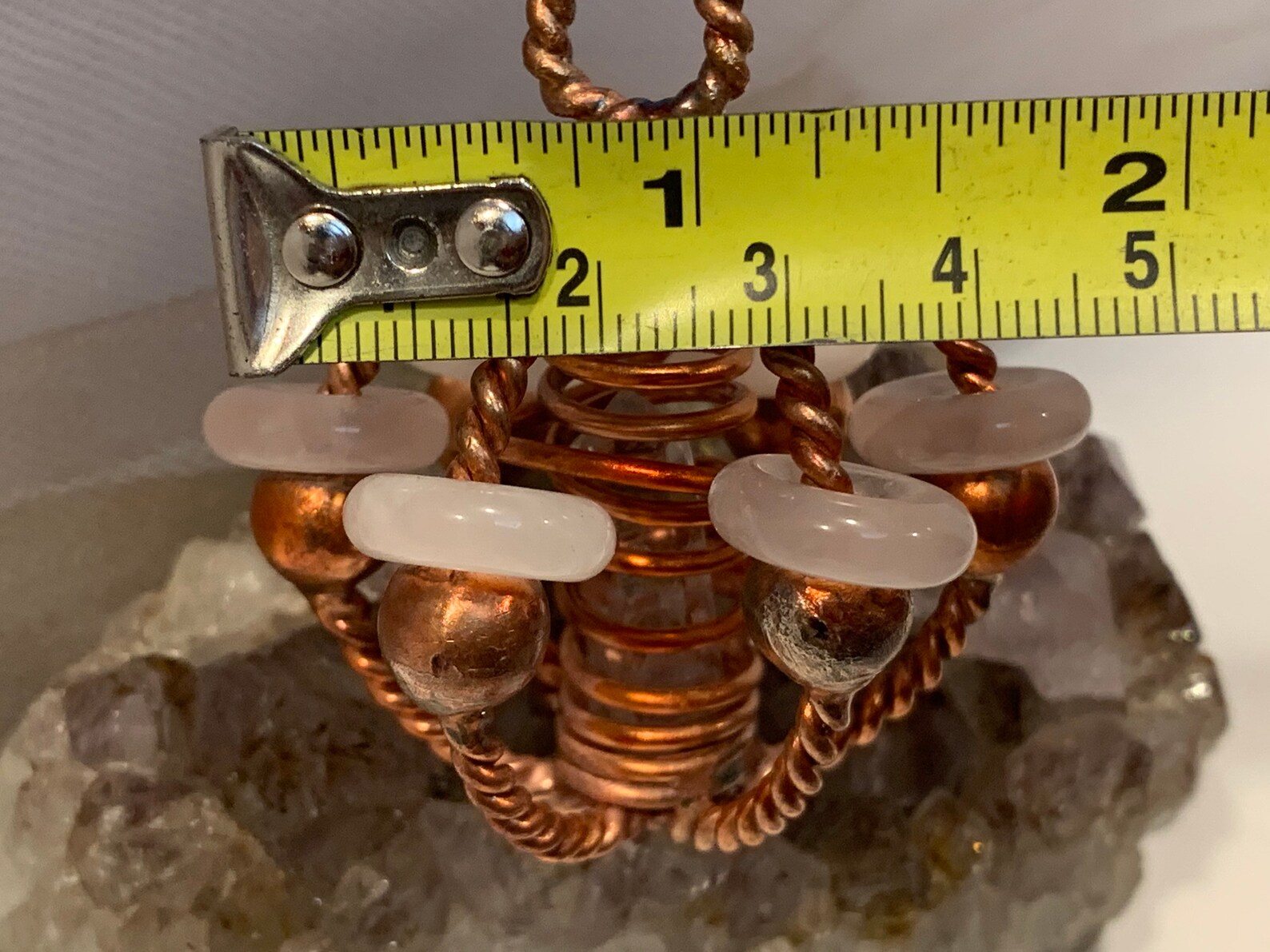 1/16 764 Mhz Cubit Copper Tensor Energy Harmonizer With Rose | Etsy