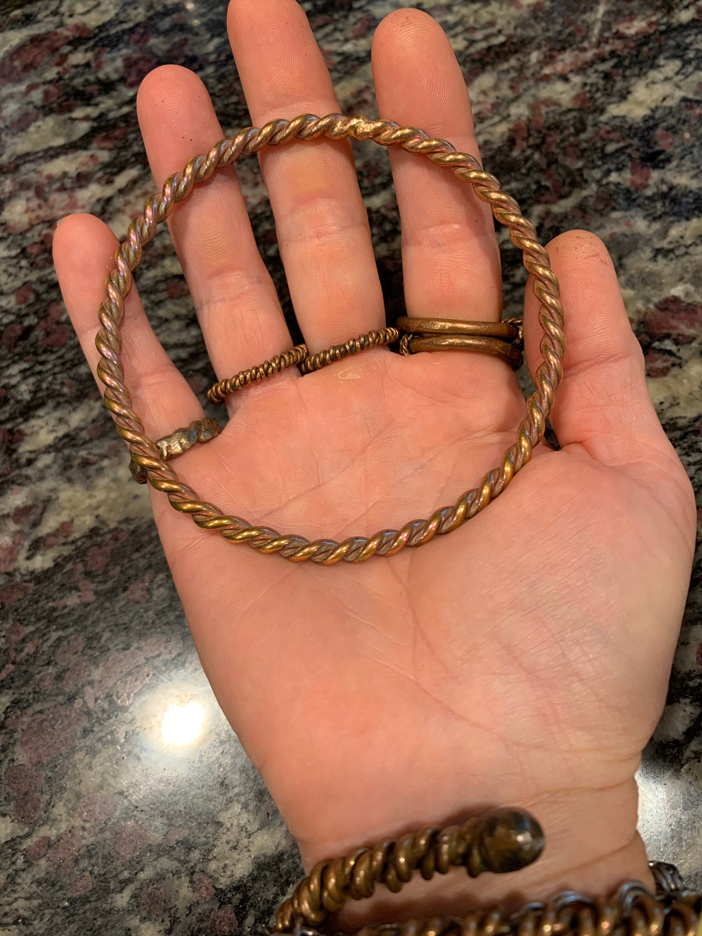 1/2 Sacred Cubit Copper Tensor Ring 10 medium gauge wire | Etsy