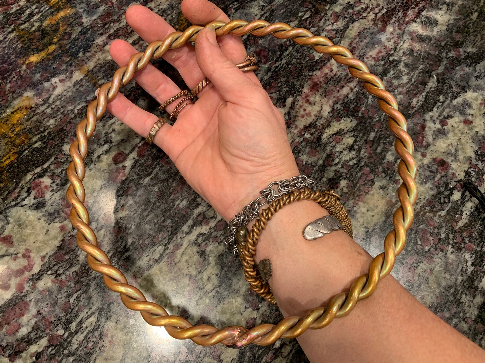 Full Lost Cubit Manifestation Tensor Ring Heavy Gage 4 Copper | Etsy