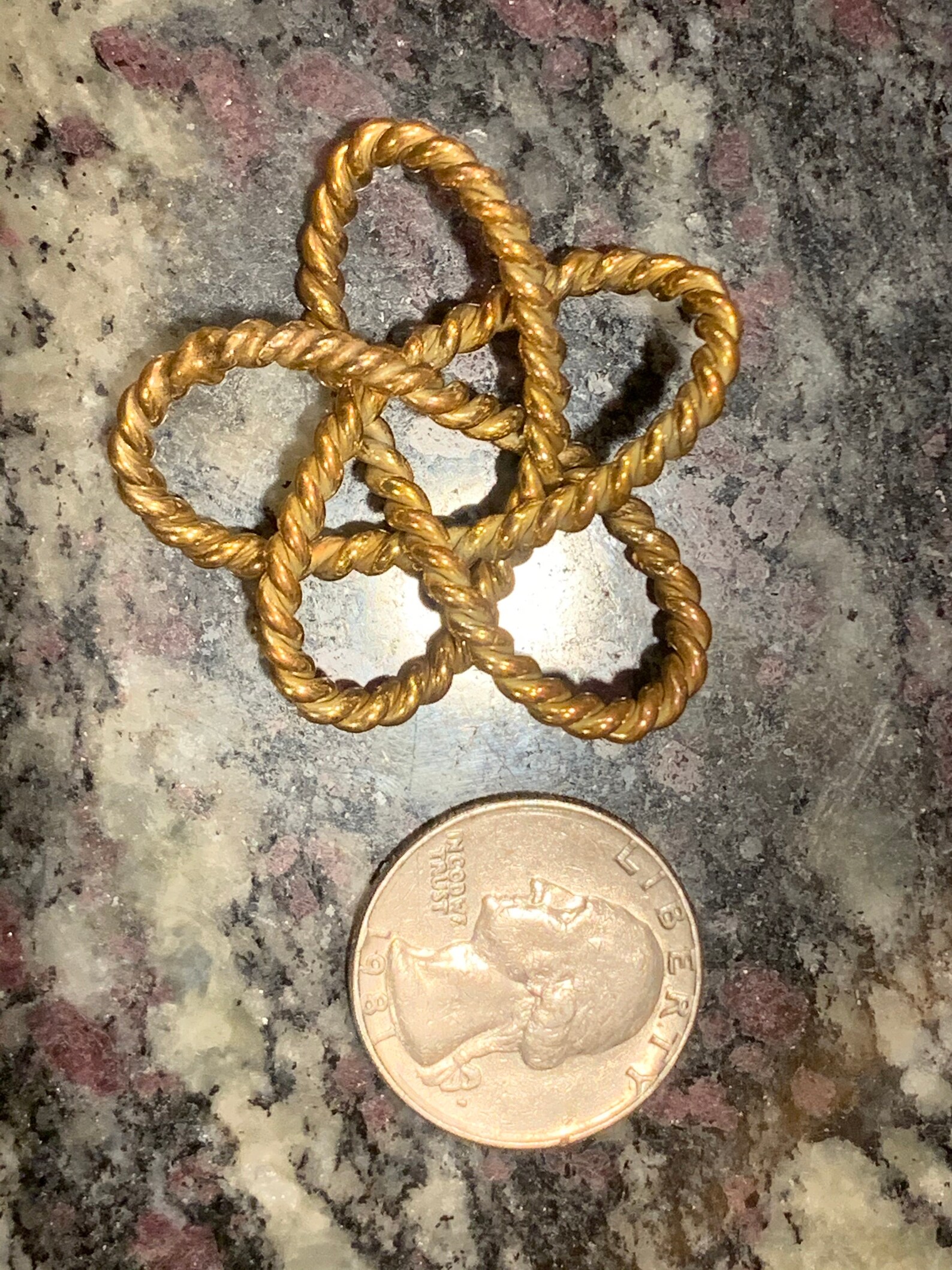 1/2 Sacred Cubit Copper Tensor Energy Flower Inspired Pendant - Etsy