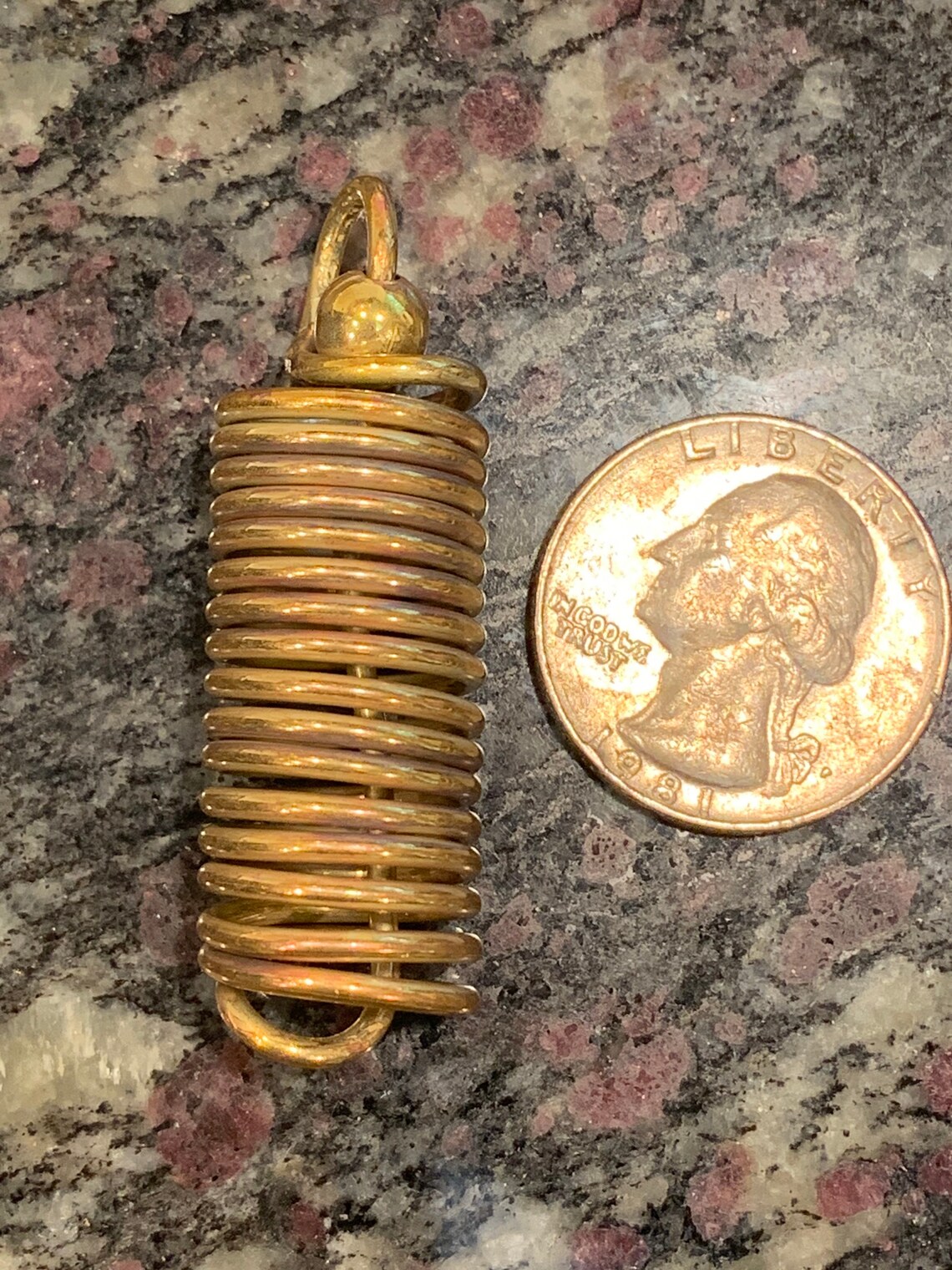 1.5 Full Sacred Bosnian Cubit Healing Coil Pendant or Pendant | Etsy