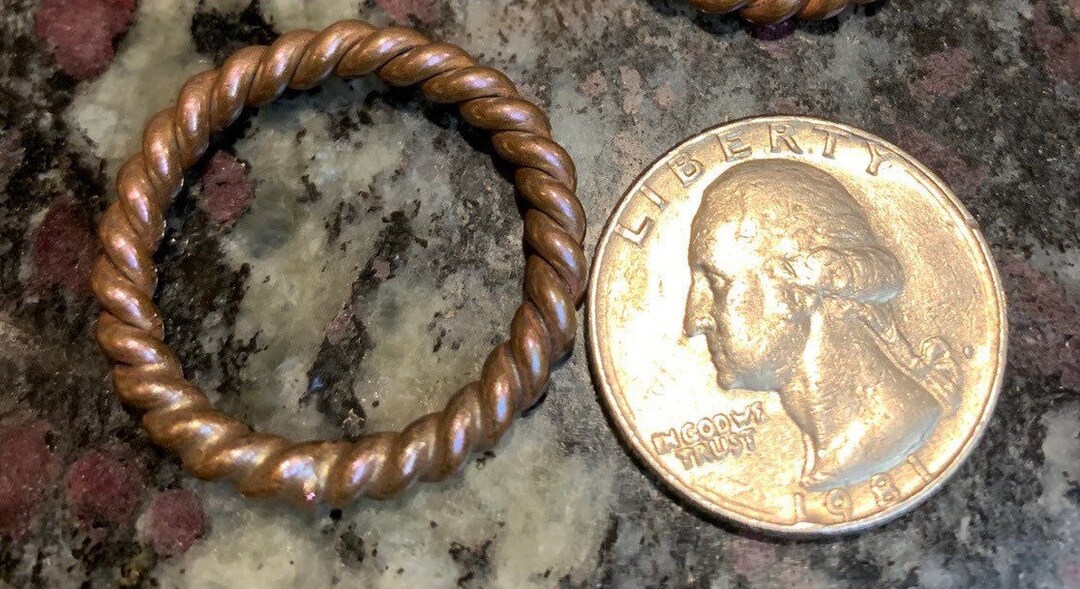 1/8 Lost Cubit #12 Copper Tensor Ring Sz11 - Etsy