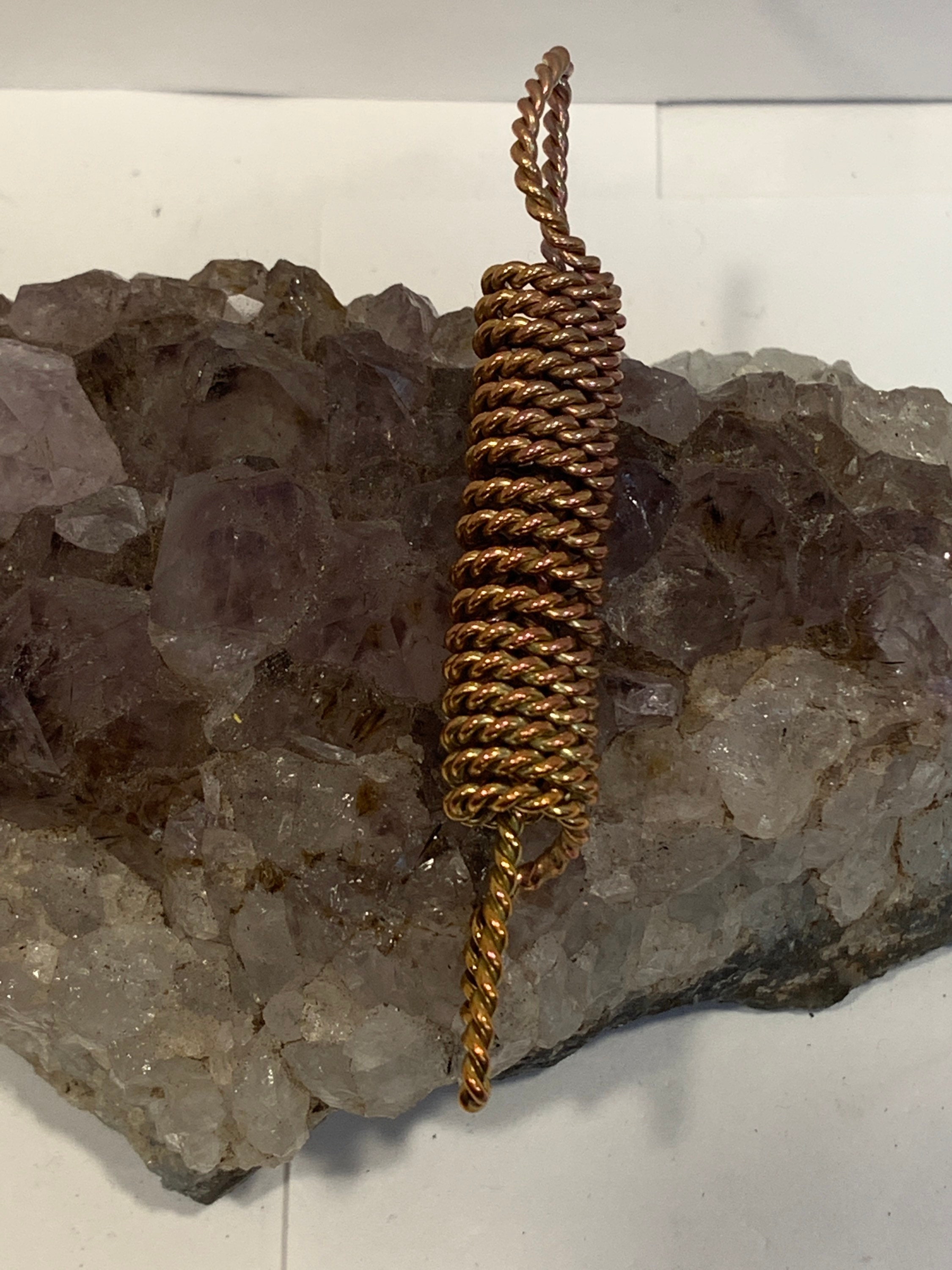 One Full Lost Cubit Acuvac Style Copper Tensor Coil Energy Pendant ...