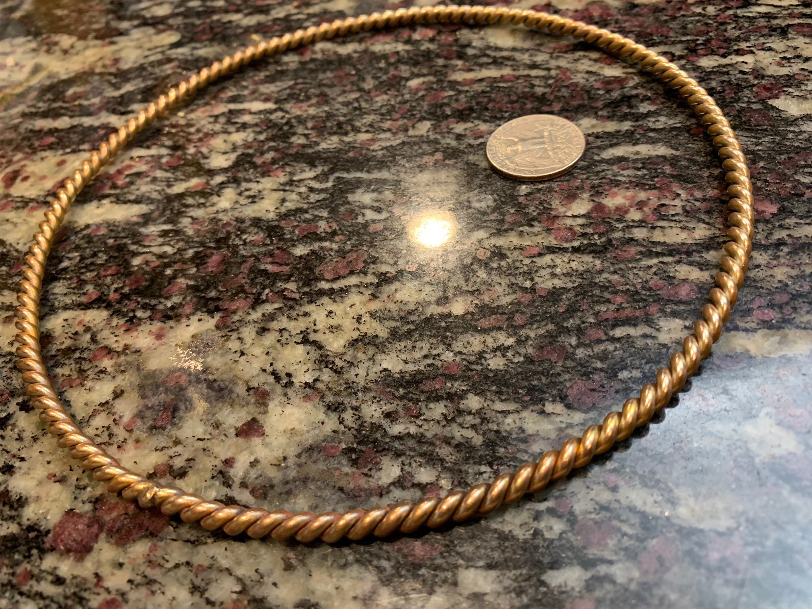 1 Full Sacred Cubit (medium Thickness) #10 Gauge Copper Tensor Ring - Etsy