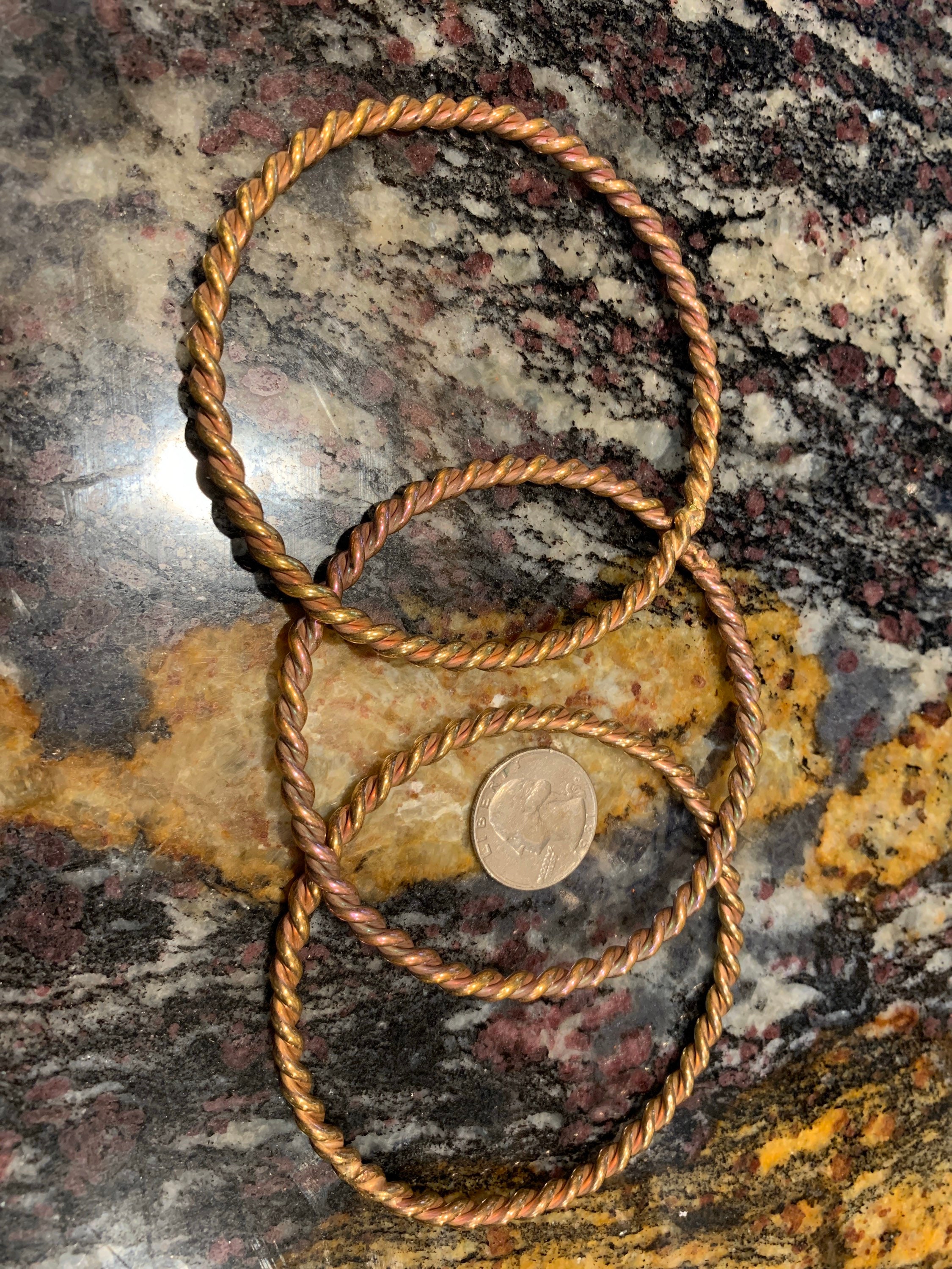 1/2 Sacred Cubit Copper Tensor Ring 10 medium gauge wire | Etsy