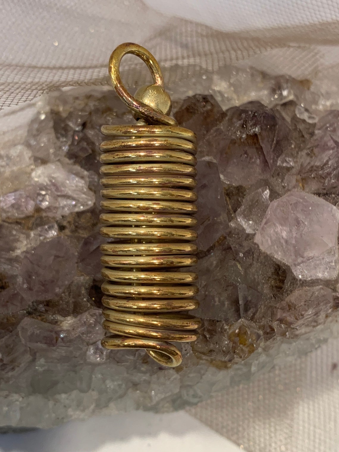 1.5 Full Sacred Bosnian Cubit Healing Coil Pendant or Pendant | Etsy