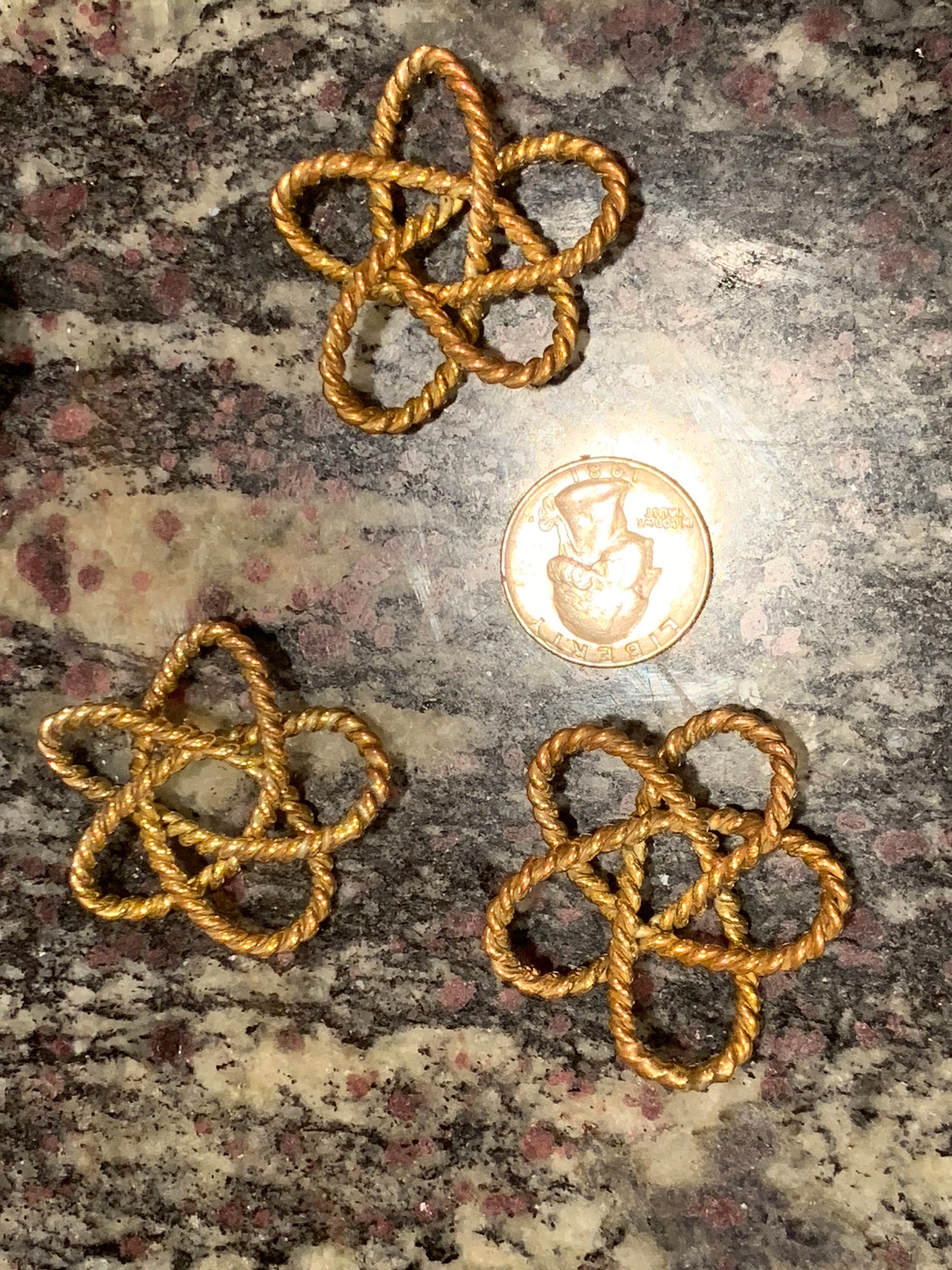 1/2 Sacred Cubit Copper Tensor Energy Flower Inspired Pendant - Etsy