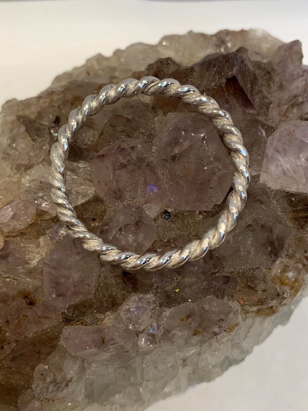 1/8 Empowerment Cubit Solid Sterling Silver Tensor Energy Ring Medium Gauge 14 Gauge - Etsy