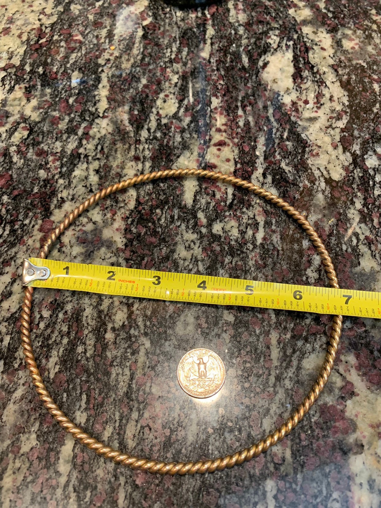 1 Full Sacred Cubit (medium Thickness) #10 Gauge Copper Tensor Ring - Etsy