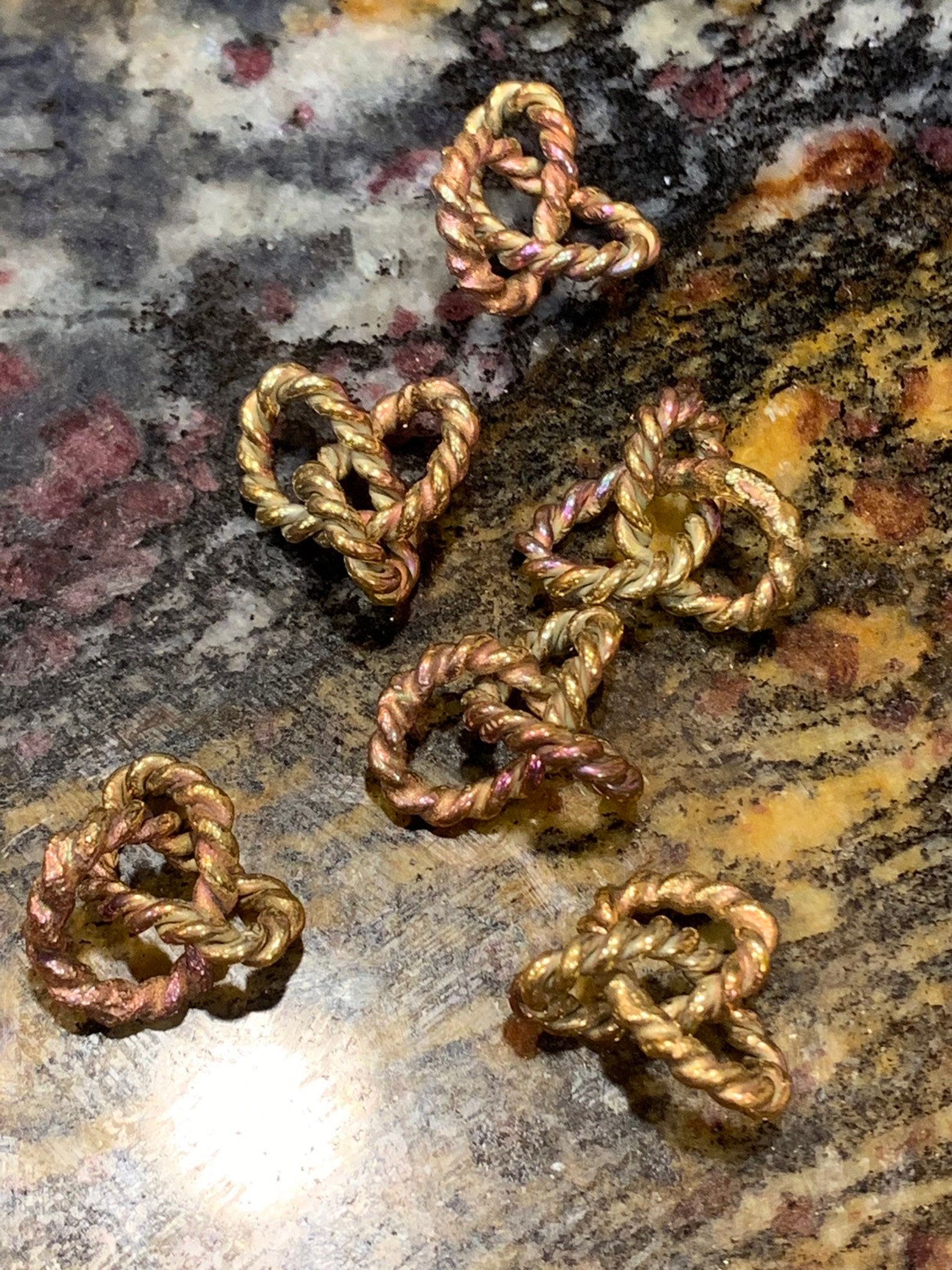 1/8 Empowerment Cubit Gordian Knot Copper Tensor Ring Pendant - Etsy