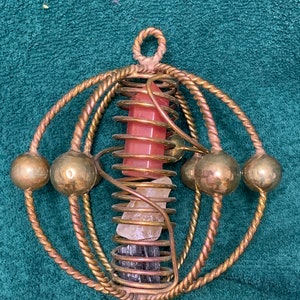 One 1 Full 999 Cubit Copper Tensor Energy Harmonizer in 10 Gauge Copper ...